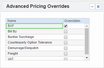 IMOS - Advanced Pricing